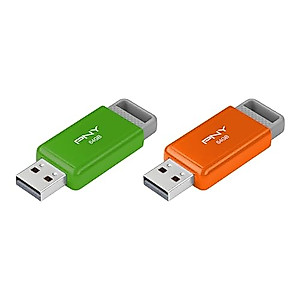 PNY 64GB USB 2.0 Flash Drive 2-Pack