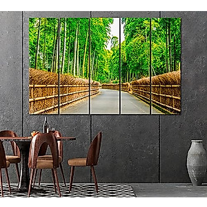Bamboo Forest Canvas Print 1 Panel / 36x24 inches