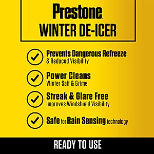 Prestone AS250 De-Icer Windshield Washer Fluid - 1 Gallon