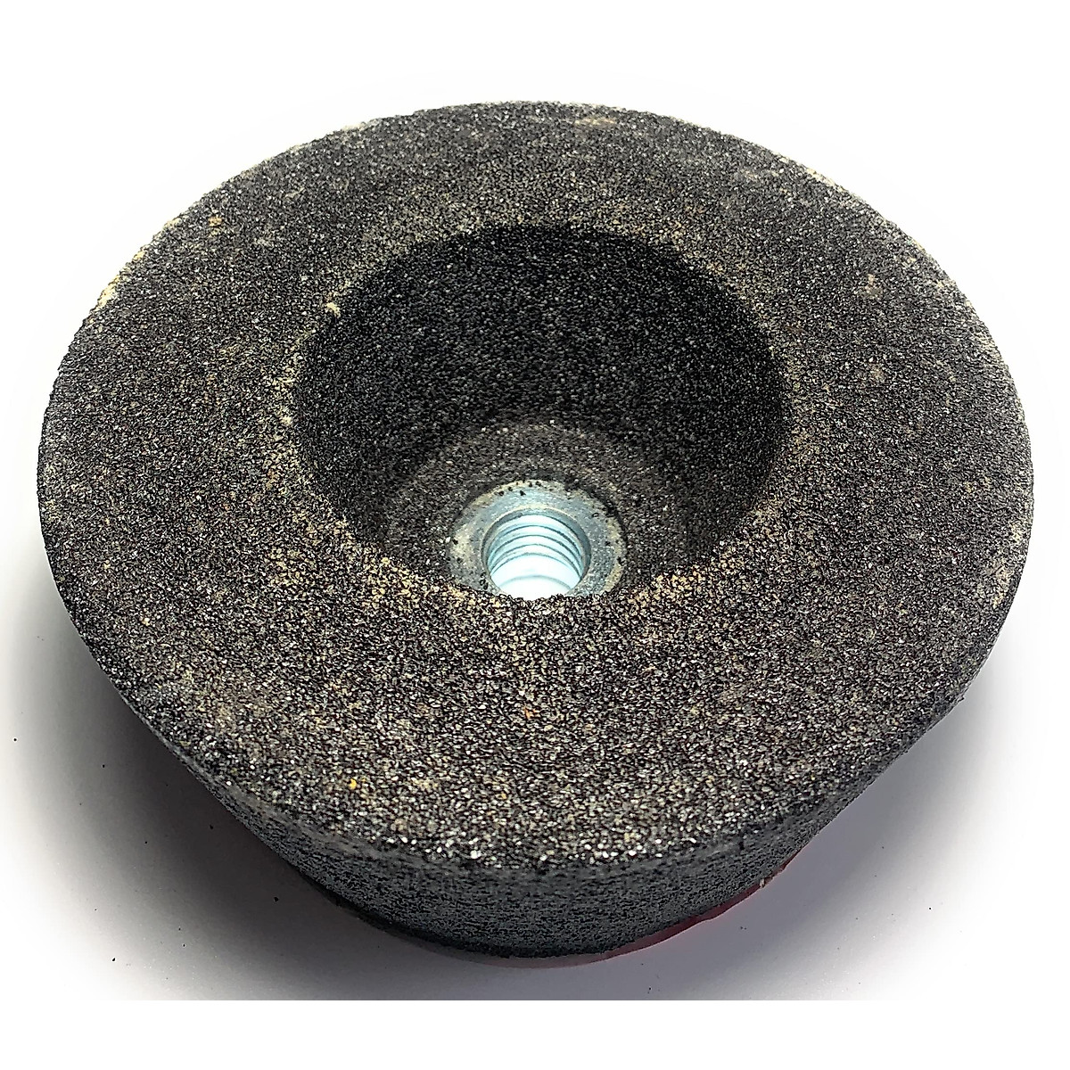 Flaring Cup Grinding Stone with Arbor Thread for Grinding Granite 5X2X5/8-11 (1 Pack) (Black SiC, 36 grit)