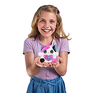 Rainbocorns Kittycorn Surprise Series 1 (Calico Cat) by ZURU, Collectible Plush Stuffed Animal, Surprise Egg, Sticker Pack, Jelly Slime Poop, Ages 3+ for Girls, Children
