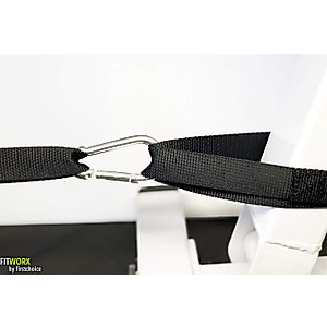 RadBizz Battle Rope Anchor Strap Kit with Bonus Battle Rope Workout Guide- FitWorx