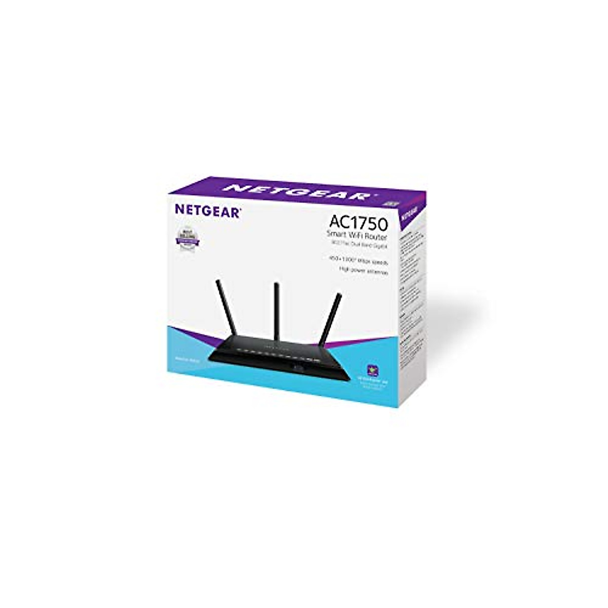 Netgear R6400 Dual-band (2.4 GHz / 5 GHz) Gigabit Ethernet Black wireless router
