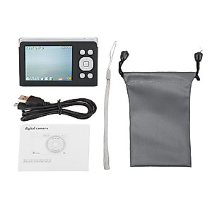 Mini Digital Camera, Digital Camera LED Fill Light for Video Recording (Black)