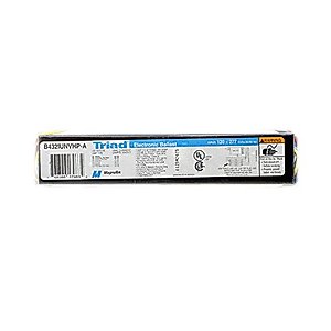 Magnetek B432IUNVHP-A Triad Electronic Ballast, 4-Lamp, F32T8, 32W T8, 120/277V