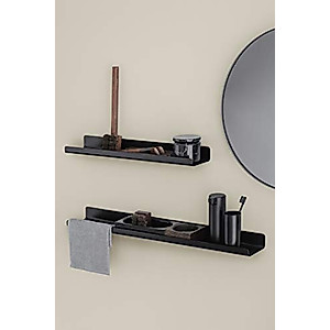 blomus MODO Square Wood Tray for Wall Shelf