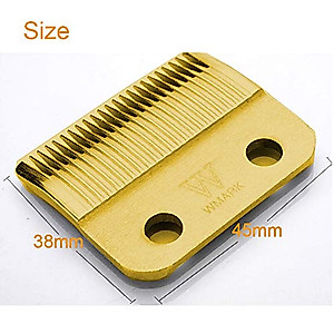 Professional Cutting Guides Kit Universal Hair Clipper Blade Attachment Replacement For Wahl Senior cordless&5-star Sentor, Super Taper, Super Taper Ii, Pro Basic, Magic Basic(Glod)