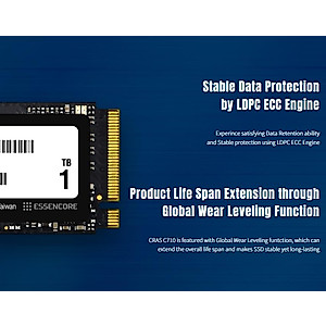 KLEVV CRAS C710 512GB M.2 NVMe PCIe Gen3x4 Internal SSD up to 2050MB/s (K512GM2SP0-C71)