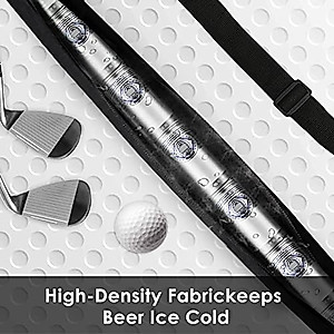 2Pcs Insulated Golf Bag Cooler, 6 -Cans Insulated Golf Beer Sleeve for Cans ,Stores Up to 6 Cans in Your Golf Bag，Golf Cooler Bag Keeps Canned Beverages Cold -Fits in Most Golf Bags Styles & Types
