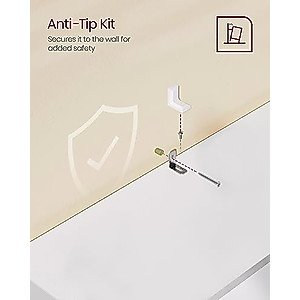 VASAGLE Bookcase, Bookshelf with 7 Compartments, Freestanding Shelves and Cube Organizer, for Display in Living Room, Bedroom, and Home Office, White