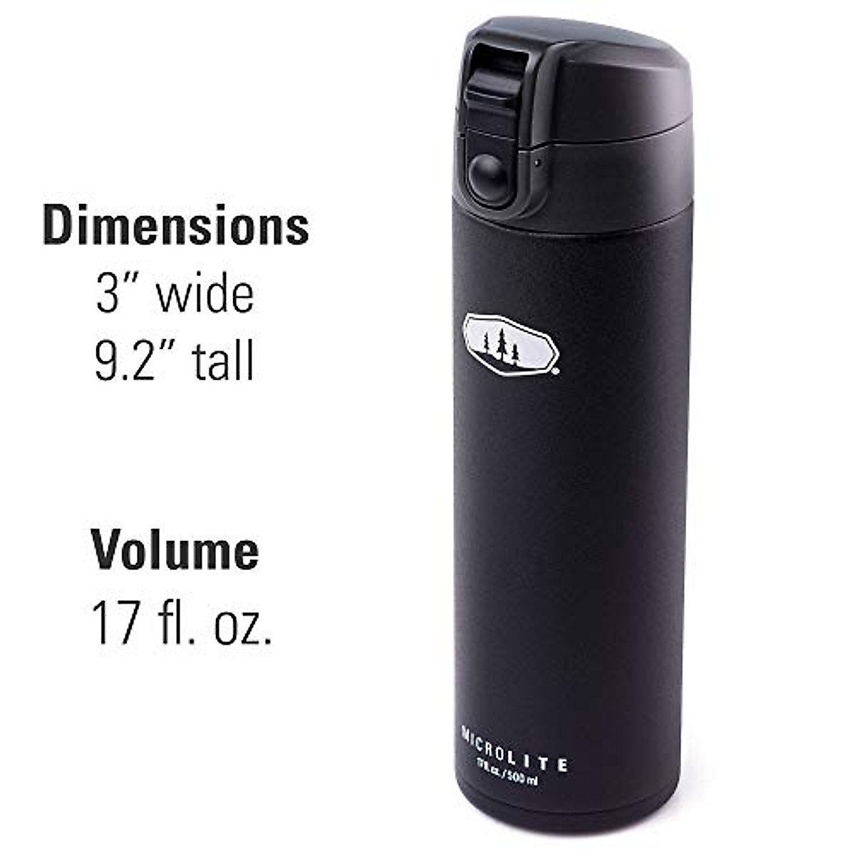 GSI Outdoors Glacier Stainless Microlite 500 Insulated Flask
