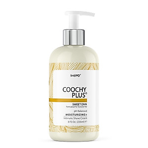 IntiMD Coochy Plus HydroLock Moisturizing + 3-Steps Kit Intimate Shave Gift Set Nouria Pre-Shave Elixir Oil + Coochy Plus Shave Cream + Coochy Plus After Shave Protection Mist (Set of 3, Sweet Diva)