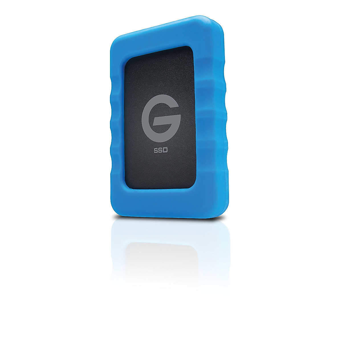 G-Technology 1TB G-DRIVE ev RaW SSD Portable External Storage with Removable Protective Rubber Bumper - USB 3.0 - 0G04759-1