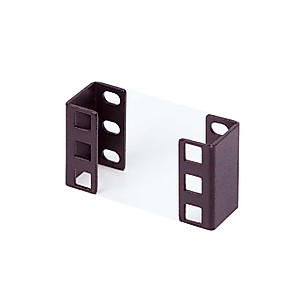 RCB1061-1U Rackmount 1U Rack 1.1 inch Extender for 19 inch or 23 inch Wide Rack Cabinet/Wall Mount Cabinet (1 Pair)