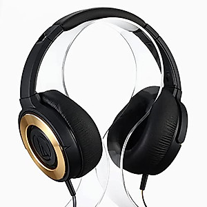 Audio Technica Solid BASS Portable Headphones Deep Bass Black Gold ATH-WS550 BGD