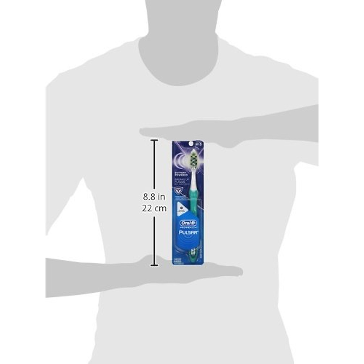 Oral-B Pro-Health Pulsar Battery Powered Toothbrush, Soft, Colors May Vary, 1 Count