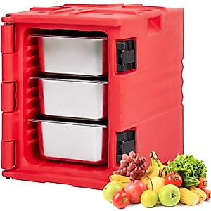 Food Warmer,Portable Food Warmer 82Qt Hot Box for Catering, Lldpe Food Box Carrier Double Catering for 3/6 "or 6/2.5" Plates for Family Gathering, Canteen, Restaurant