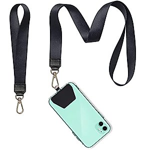 COCASES Phone Lanyard, Universal Cell Phone Neck and Wrist Nylon Strap Tether for Around The Neck, Compatible for iPhone All Smartphones
