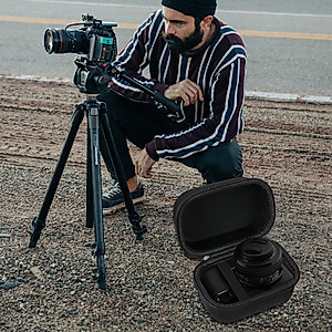 Elonbo Carrying Case for Sony Alpha ZV-E10 / ZV-E10L - APS-C Interchangeable Lens Mirrorless Vlog Camera Kit, Portable Digital Camera Travel Protective Cover Bag Storage Holder, Black