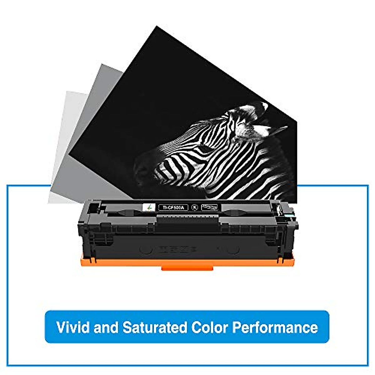 TRUE IMAGE Compatible Toner Cartridge Replacement for HP 202A CF500A 202X CF500X Color Pro MFP M281fdw M281cdw M254dw M254nw M281fdn M280nw M254 M281 202 Toner Ink Printer (Black, 2-Pack)