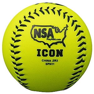 Baden Fire NSA 11 inch Slowpitch Softball (Dozen)