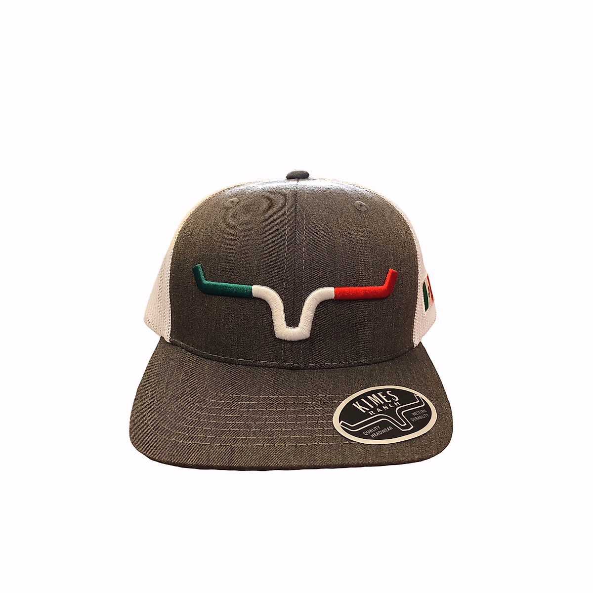 Kimes Ranch Adjustable Snapback Hats Semana Trucker Caps/Charcoal Heather