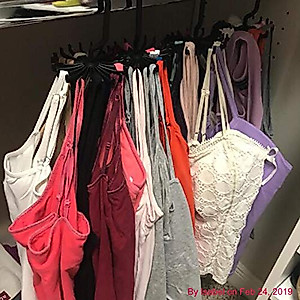 Z ZICOME 3 Pack Twirl Ties Rack Closet Organizer Tie Hanger Hook Headband Holder (White)