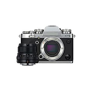 Camera X-T3 APS-C Frame Mirrorless Camera with 18-55mm Lens Digital Camera (Color : Silver)