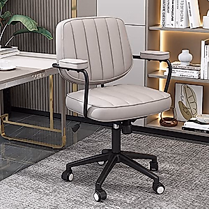 MayNuo Office Chair Gaming Chair Computer Chair Home Office Desk Chairs with Wheels,Ergonomic Executive Office Chair Modern Reclining Task Chair,Comfortable Swivel Chairs Vintage Computer Chairs Fo/Kh