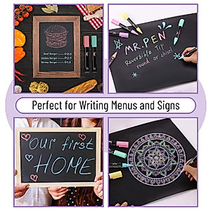 Mr. Pen- Chalk Markers, 6 Pack, Pastel Colors, 8 Labels, Chalkboard Markers, Liquid Chalk Markers, Chalk Markers for Chalkboard, Chalk Pens, Chalk Marker, Glass Markers, Liquid Chalk Markers Erasable