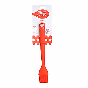BETTY CROCKER Silicone 11 Inch Brush, Red