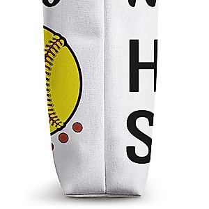 I Teach My Kids To Hit & Steal Proud Softball Baseball Mama Tote Bag