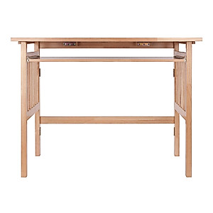 Winsome Wood Mission Home Office, Natural, 40.0 x 20.0 x 30.0