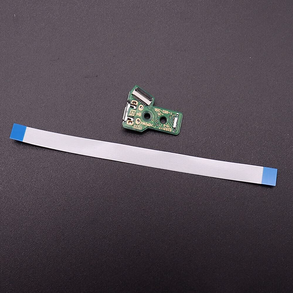 OCity USB Charging Port USB Socket Board 12 pin Flex Ribbon Cable Conductive pad Replacement for PS4 PRO JDM 050 JDM 055 Controller JDS-055 JDS055