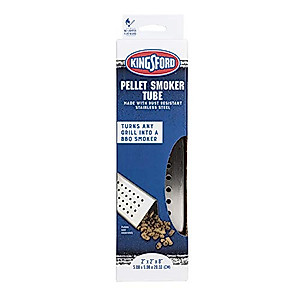 Kingsford 8 Inch Pellet Smoker Tube Triangle with Box|Pellet Tube Smoker Turns Grill Into A BBQ Smoker|Pellet Smoker Tube, Smoke Tube for Pellet Grill, Grilling Tools for All Grill, Grill Smoker Box