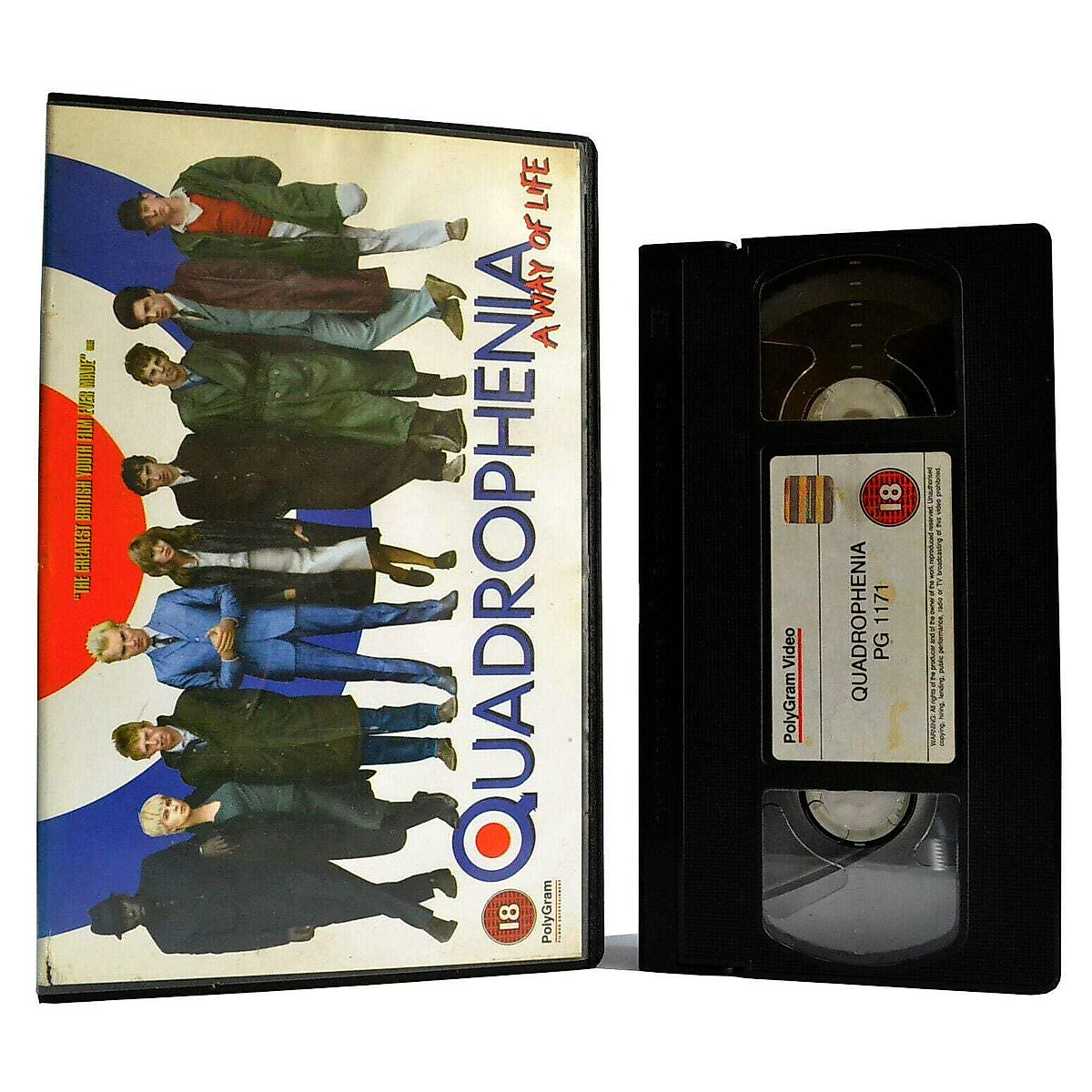 Quadrophenia: Greatest British Youth Film (1979)- Large Box - Mods Gang - VHS