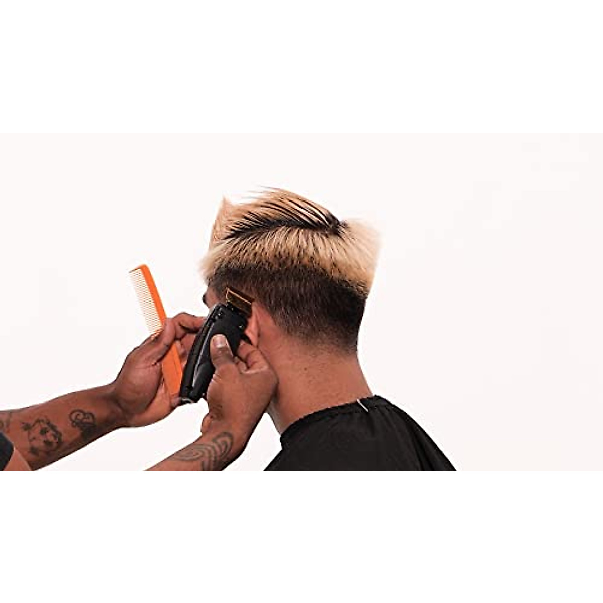 Andis 74100 GTX-EXO Professional Cord/Cordless Lithium-ion Electric Beard & Hair Trimmer with Charging Stand, Black