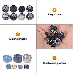 COHEALI Bracelets Kit Bracelet Kit 2 Bags of Jewelry Making Beads DIY Crafts Loose Beads for Necklace Earrings Bracelet Making Bracelet Beads