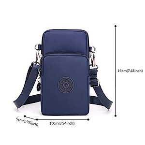 Women Crossbody Cell Phone Purse Case Armband Bag for iPhone 12, 13 Mini, 13 Pro Max, BLU G90 Pro, G9 Pro, G91 Pro