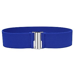 Syuer Womens Wide Elastic Waist Belt Cinch Belt Trimmer Stretch Waistband