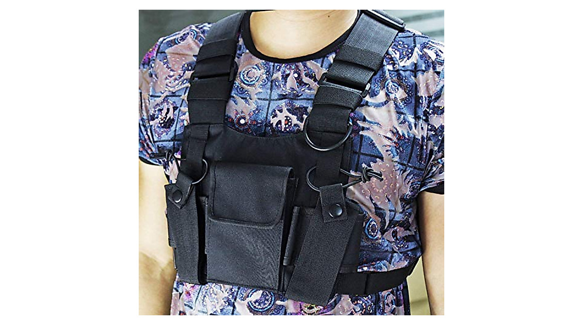 abcGoodefg Radio Chest Harness - Wearable Tactical Radio Vest