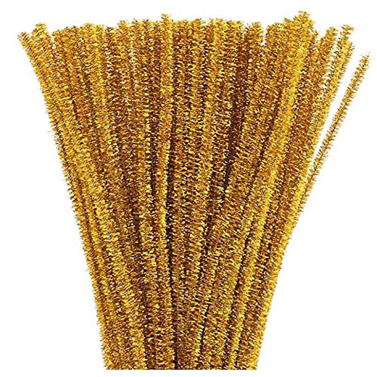 Gold Chenille Stems Pipe Cleaners for DIY Art Creative Crafts Decorations