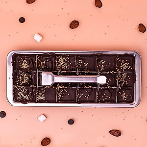 Metal Ice Cube Trays for Freezer with Easy Release Handle,and Building Brick Ice Tray or Candy Mold for Lego Fans,2pcs Ice Freezer Molds