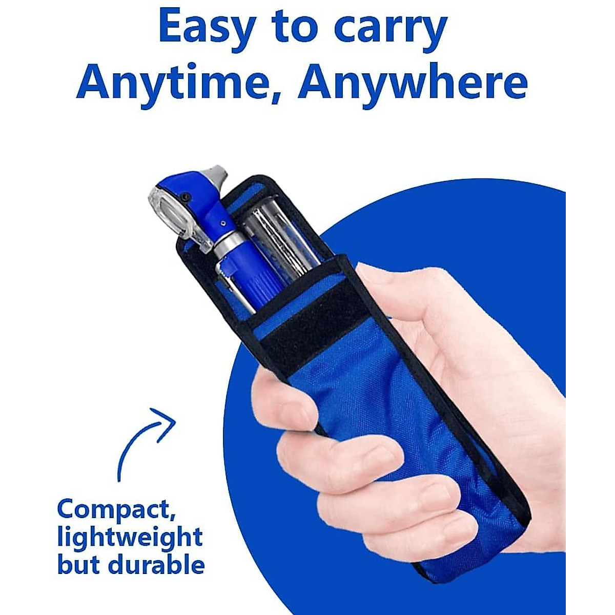 OdontoMed2011 LED Pocket Mini Otoscope Set Blue Color ODM