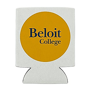 Beloit College Secondary Logo Can Cooler - Drink Sleeve Hugger Collapsible Insulator - Beverage Insulated Holder