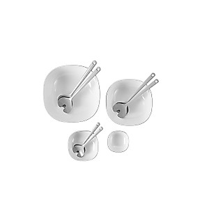 Rosti Mepal 102058043400 Salad Server Sets, Melamine, Grey, 20 x 20 x 30 cm
