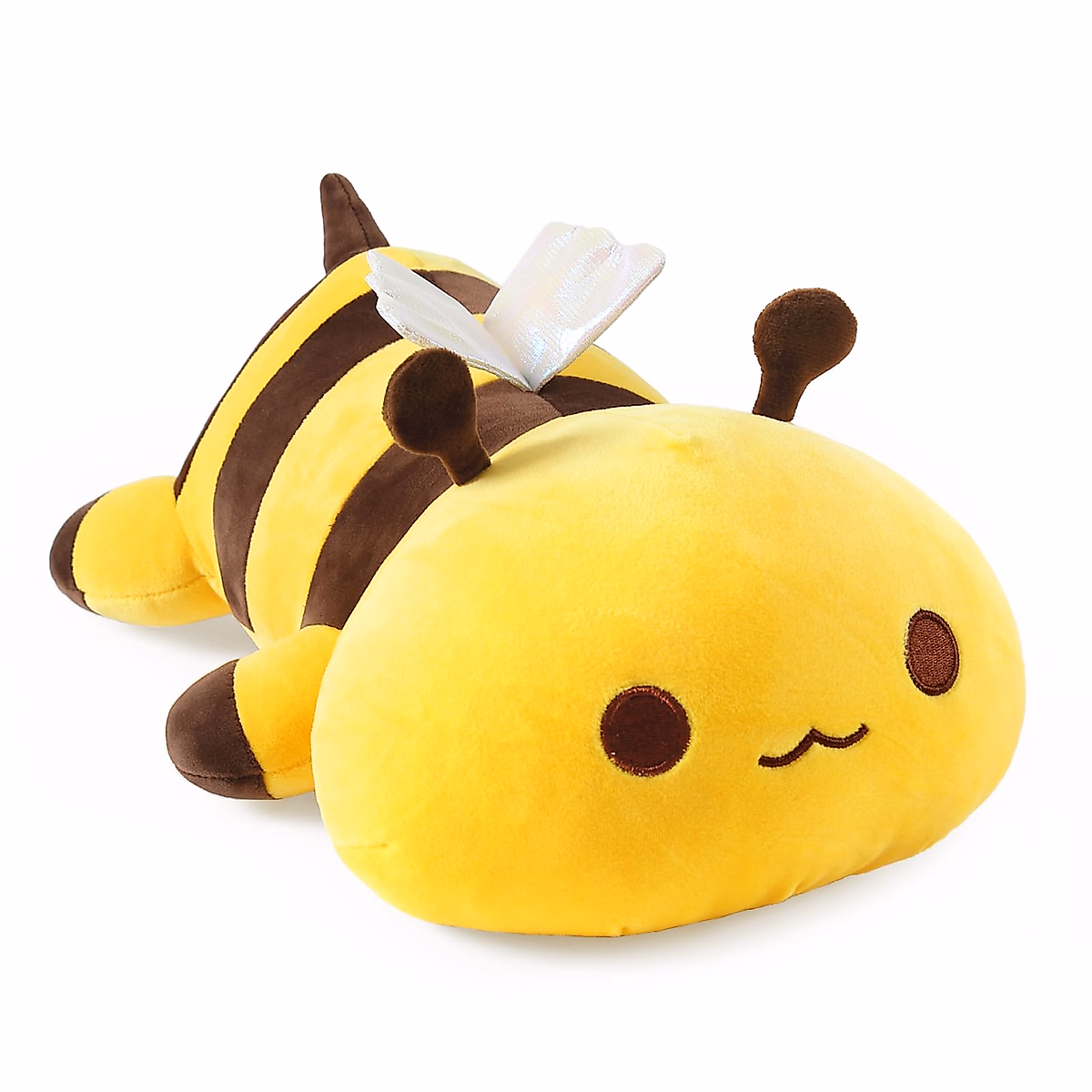 Onsoyours Cute Bee Plush, Soft Stuffed Animal Honey Bee Plush Toy Pillow for Kids (Yellow, 13")