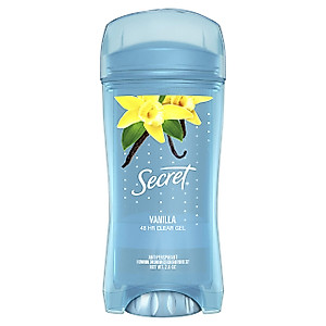 Secret Clear Gel Antiperspirant and Deodorant, Vanilla (Pack of 2)