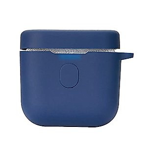 DAYJOY Soft Silicone Protective Case Cover Compatible with B&W/Bowers&Wilkins PI7/PI5 S2 Earbuds, Protective Skin Sleeve with Key Chain (Blue)