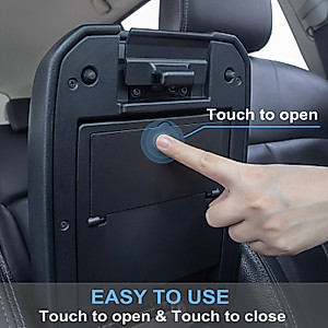JKCOVER Center Console Hidden Box Organizer Compatible with 2016-2021 2022 2023 Toyota Tacoma Accessories Armrest Hidden Storage Box Secret Compartment Press to Open and Close (Patent Design)